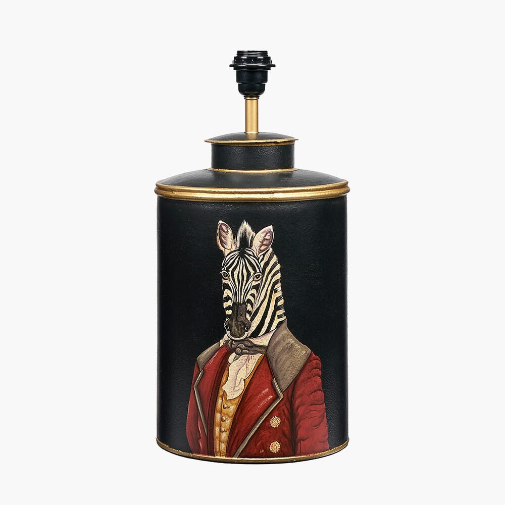 ZEBRA HAND PAINTED TABLE LAMP - Trend Collection AS