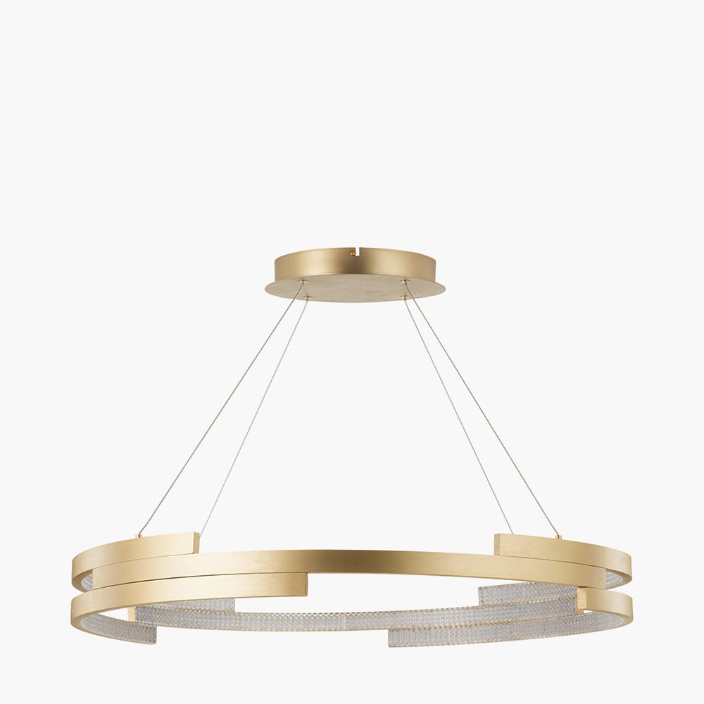 SIENNA GOLD METAL RING PENDANT - Trend Collection AS