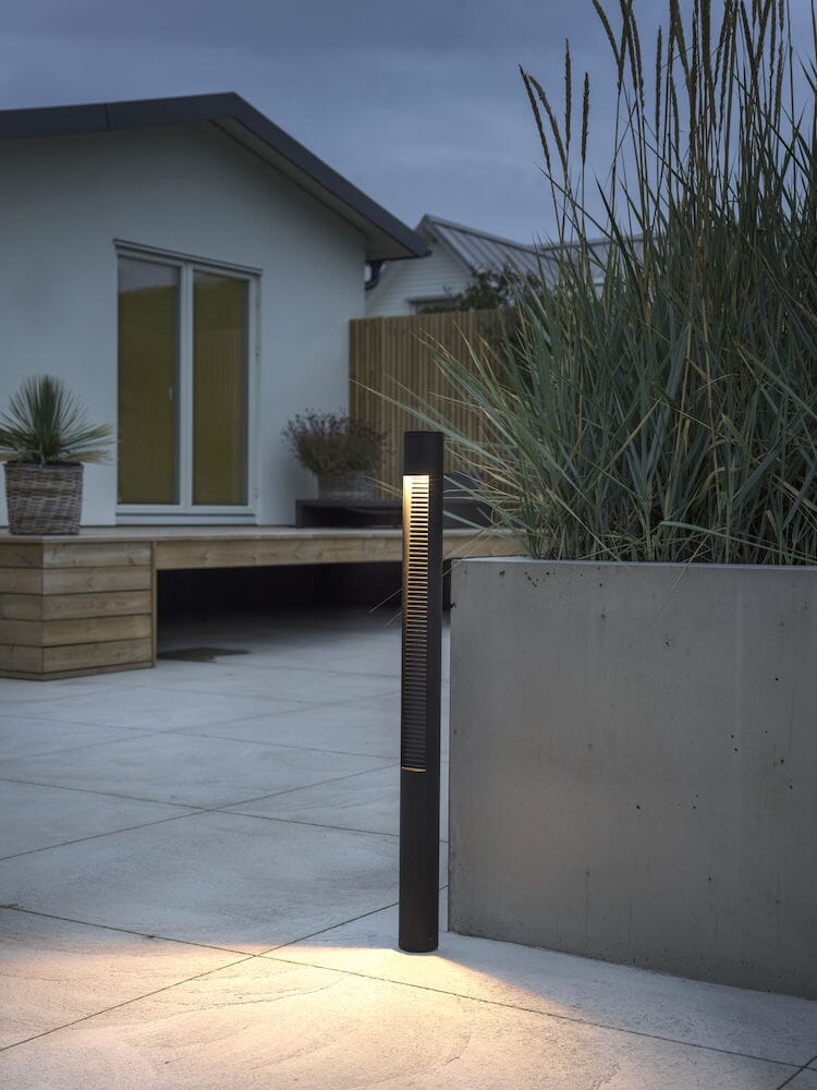 Udine pullert sort high power LED - Trend Collection AS