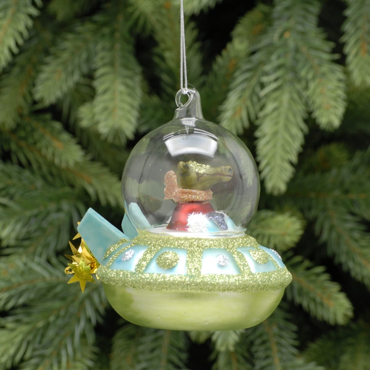 10,5 cm romskip i glass - Trend Collection AS