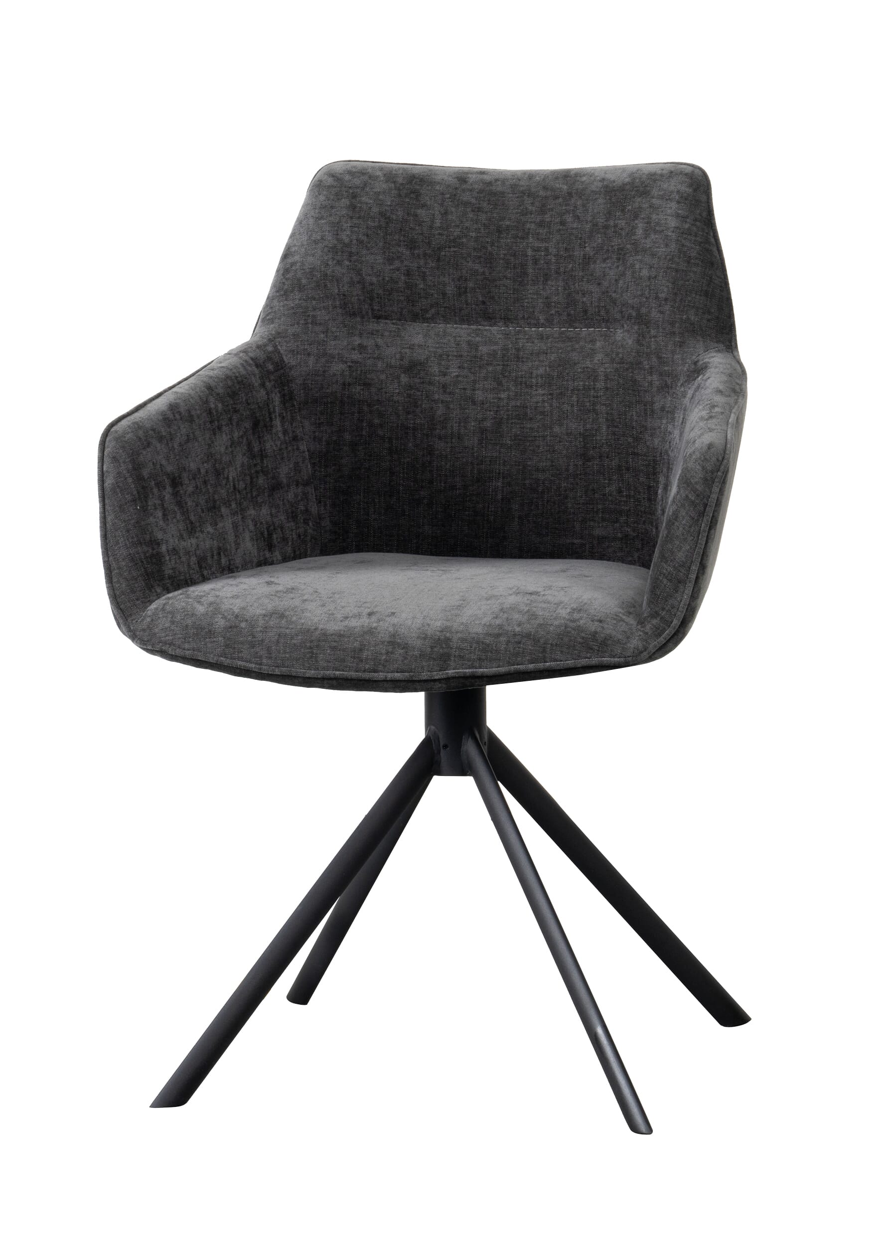 JOHNSON ROTATING DINING CHAIR ANTHRACITE - Trend Collection AS
